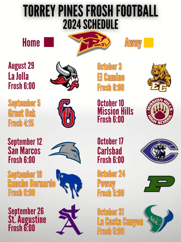 2024 Frosh Schedule - Falcons Football